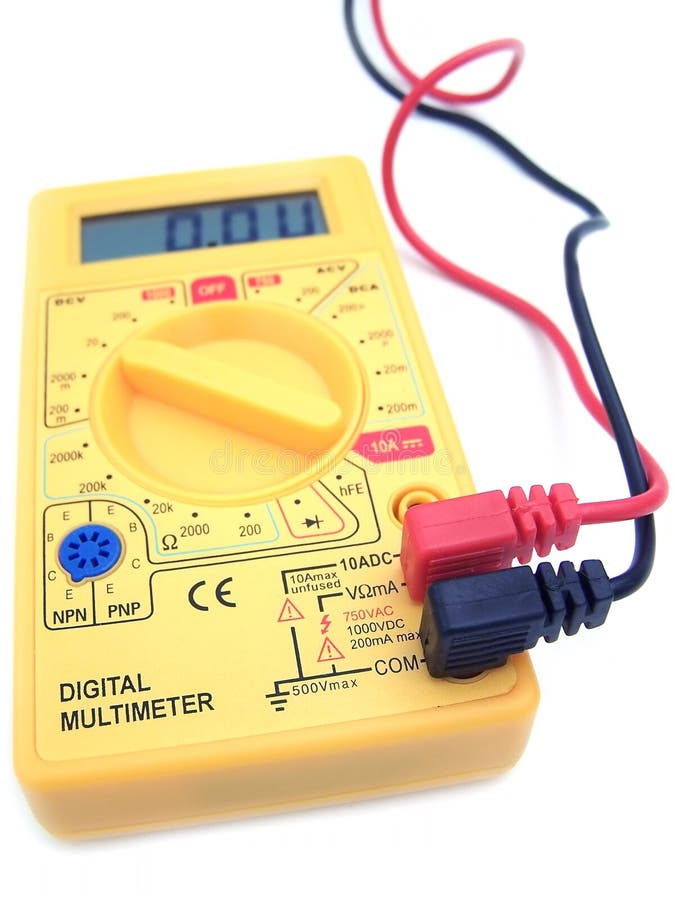 Digital Multimeter 01 stock image. Image of potential, measure - 452235