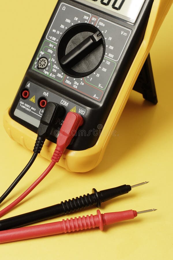 Digital multimeter stock photo. Image of measuring, digital - 10253234