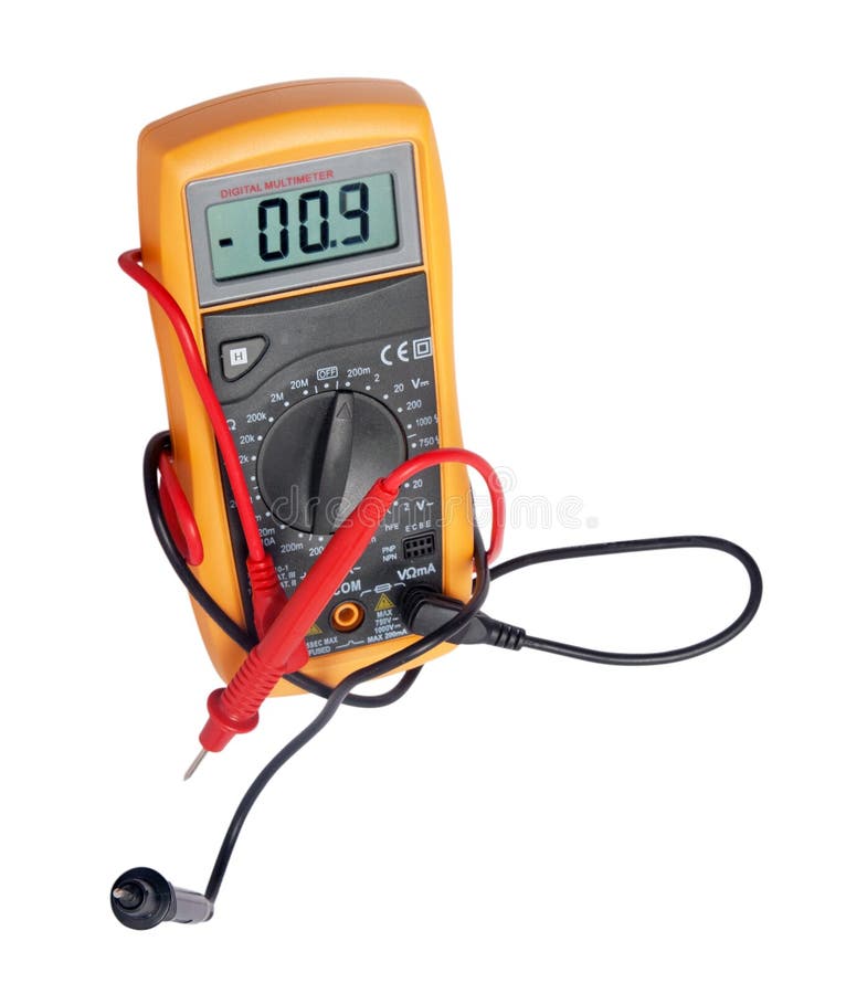 Digital multimeter stock image. Image of digital, indication - 13287939