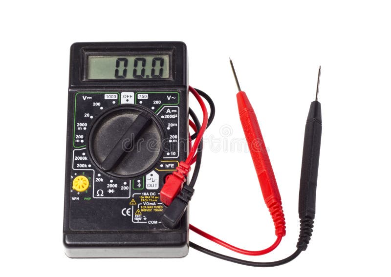 Digital multimeter stock image. Image of check, instrument - 19152539