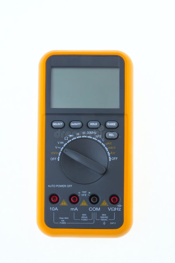Digital multimeter stock image. Image of electrician - 22885001