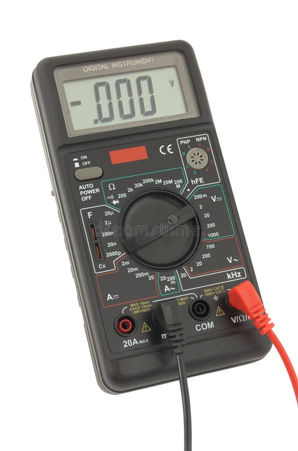Digital multimeter stock image. Image of tester, digital - 5583639