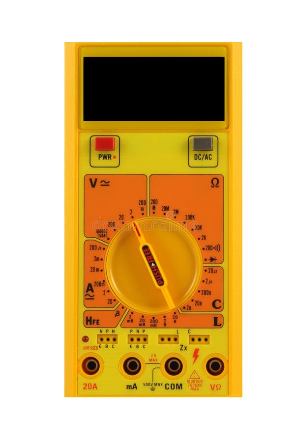 Digital Multimeter stock photo. Image of voltage, vertical - 5583720