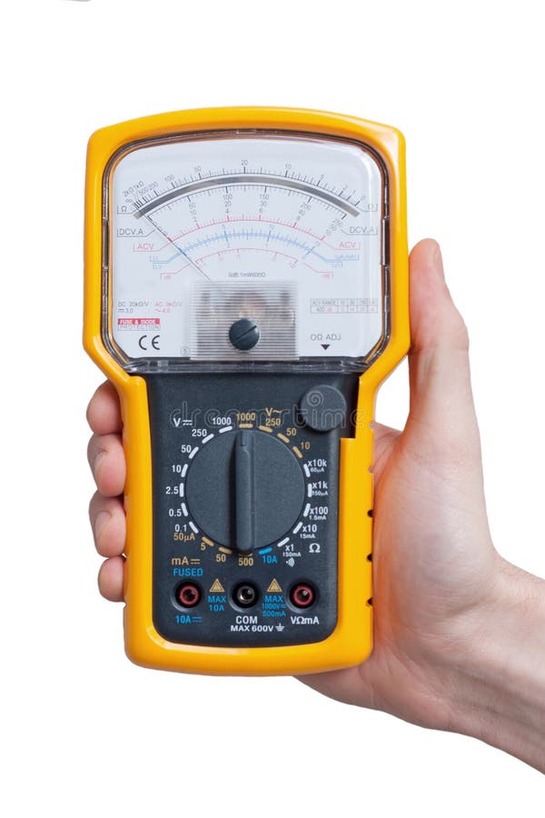 Digital multimeter stock image. Image of display, amper - 36771493