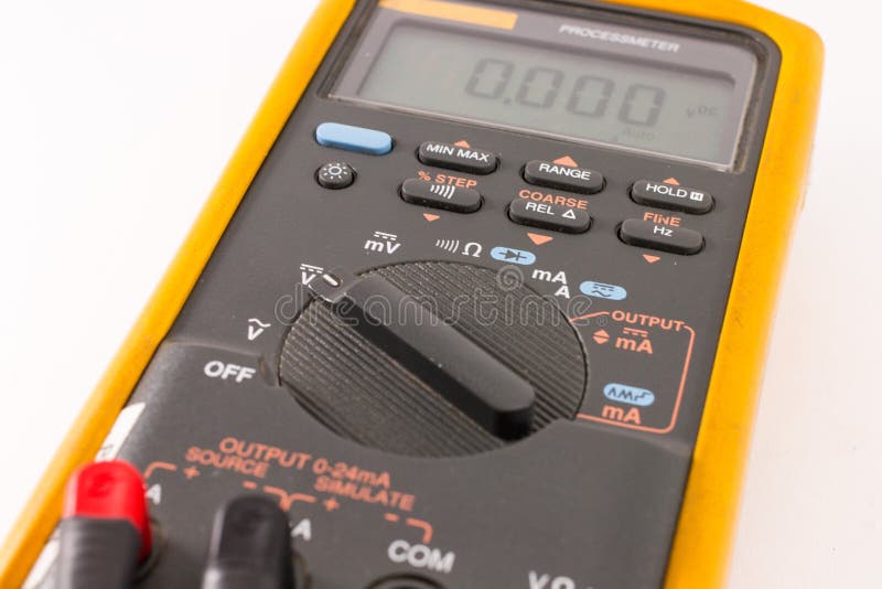 Digital Multimeter stock image. Image of prob, accuracy - 56565563