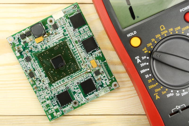 Digital Multimeter Wooden Table Closeup Stock Photos - Free & Royalty ...