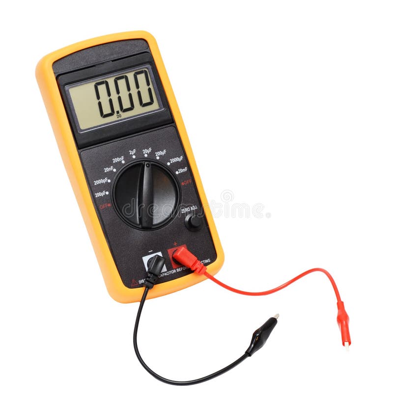 Tester with Probes on a White Background. Stock Photo - Image of probes ...