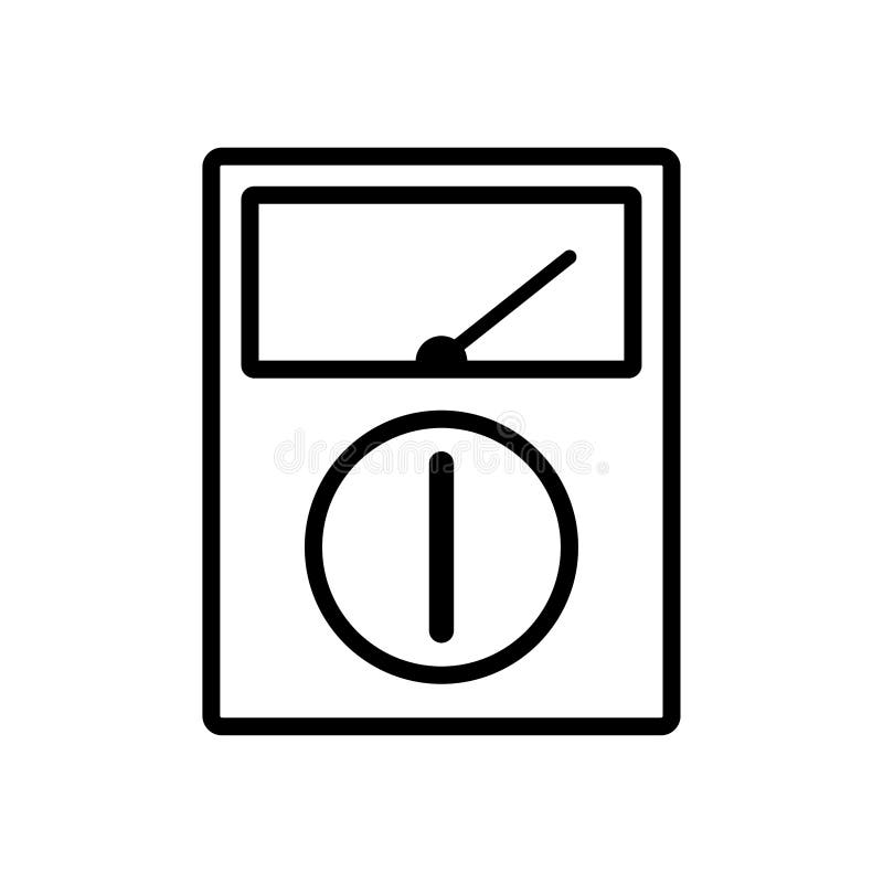 Digital Multimeter - Electrical Symbol Icon Vector Design Template ...