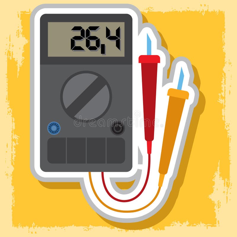 Multimeter Probe Illustration Stock Illustrations – 159 Multimeter ...