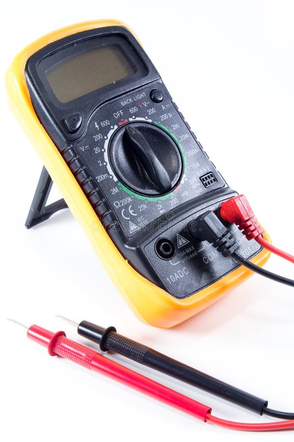 Digital multimeter stock photo. Image of electricity - 55127106