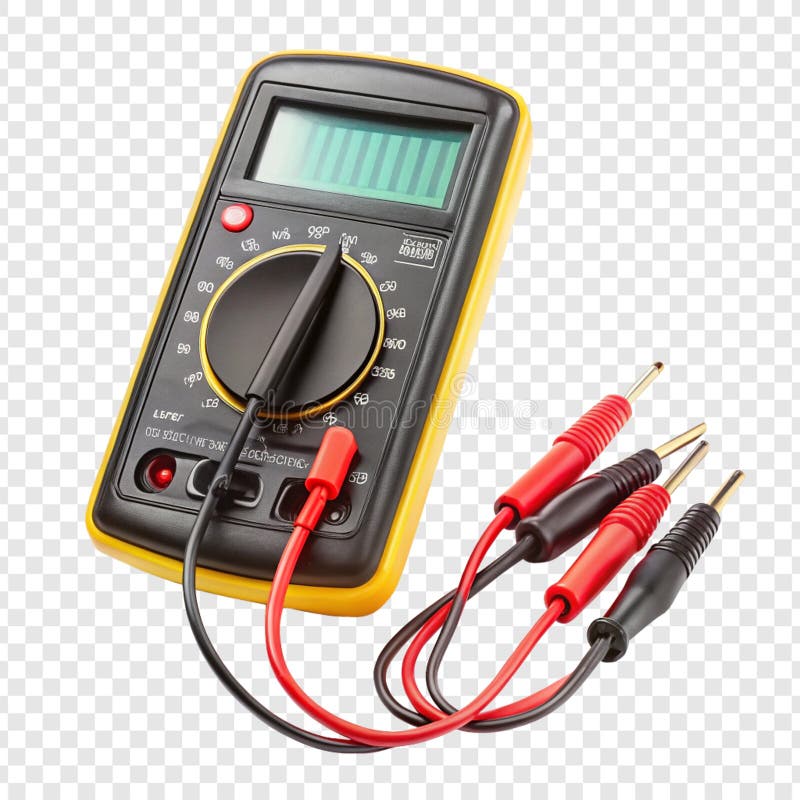 Digital Multimeter Isolated on Transparent Background Stock ...
