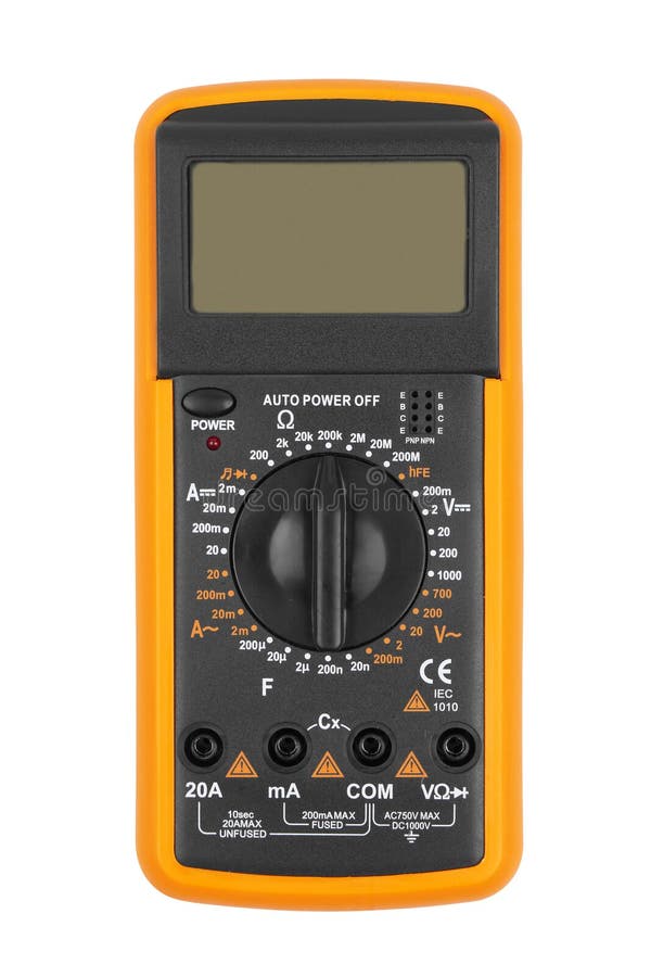Professional Digital Multimeter Stock Photo - Image of control, ammeter ...