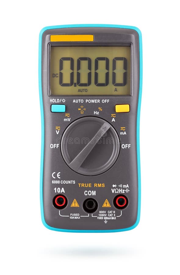 Digital multimeter stock photo. Image of gage, calibration - 93354594