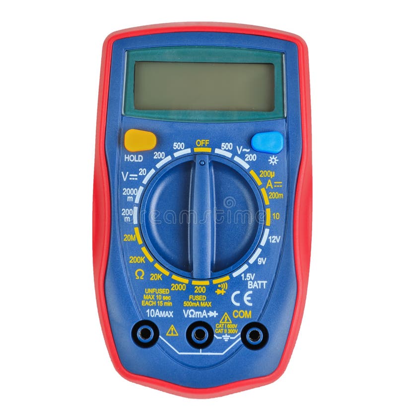 Digital Multimeter, Measuring Instrument Stock Image - Image of digital ...