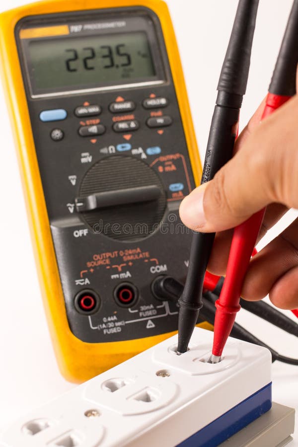 Multimeter for Measuring Current and Voltage. Stock Photo - Image of ... Multimeter for Measuring Current and Voltage. Stock Photo - Image of ...