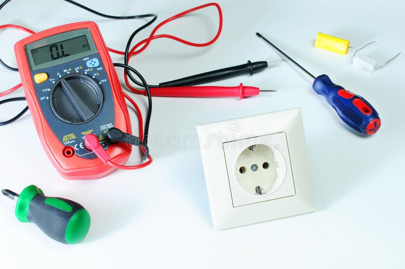 Digital Multimeter or Multitester or Volt-Ohm Meter, an Electronic ...