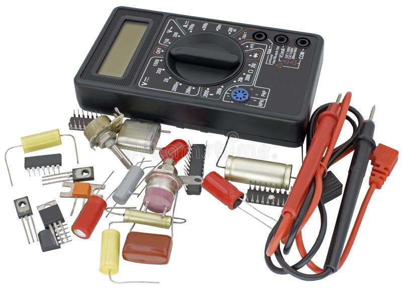 Detail of Digital Multimeter Stock Photo - Image of multimeter ...