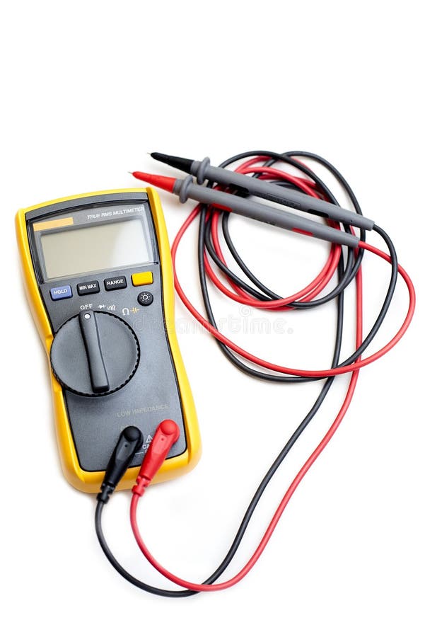 Digital multimeter stock image. Image of electronics, find - 1829923