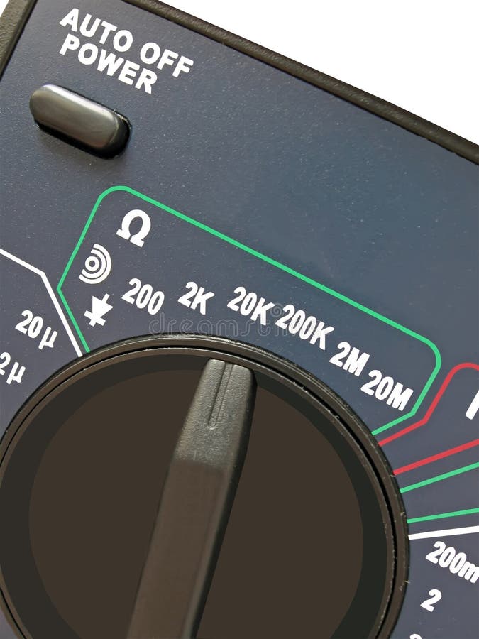 Digital Multimeter, Switch, Different Measurement Stock Image - Image ...