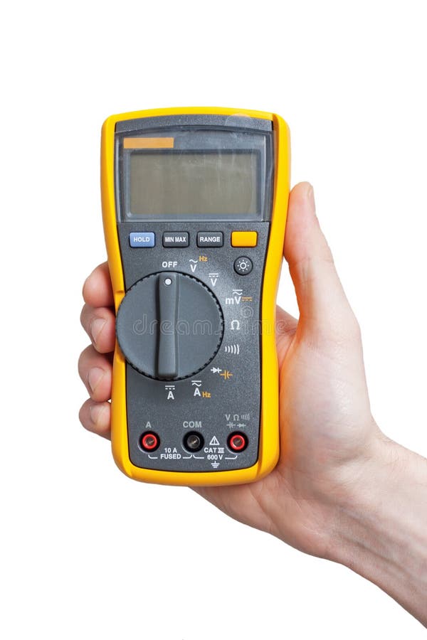 Digital multimeter stock photo. Image of impedance, measure - 36771576
