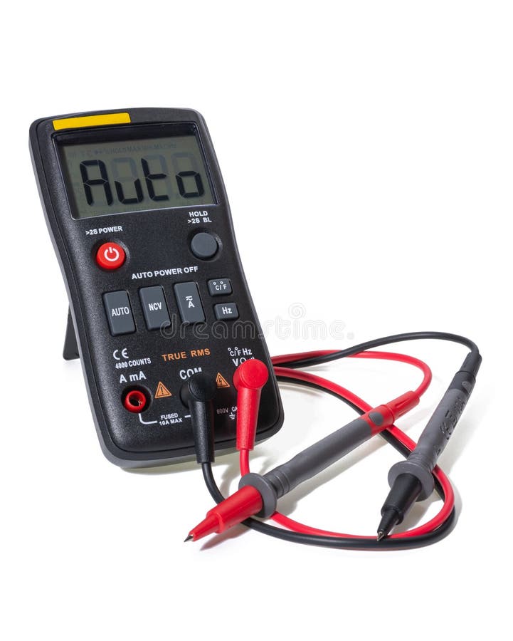 Tester with Probes on a White Background. Stock Photo - Image of probes ...