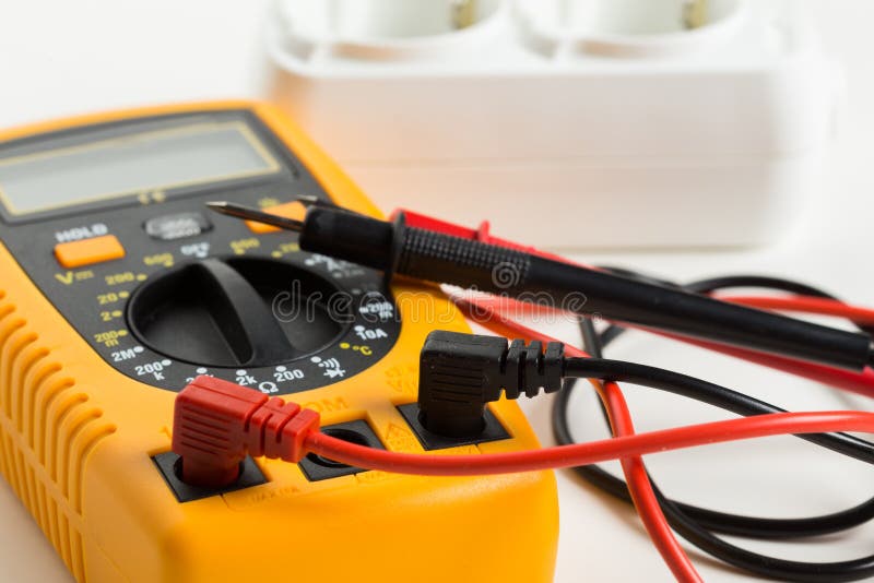 Digital multimeter stock photo. Image of reading, range - 66077752