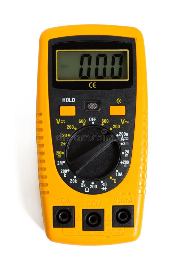 Digital multimeter stock photo. Image of close, calibration - 66077756