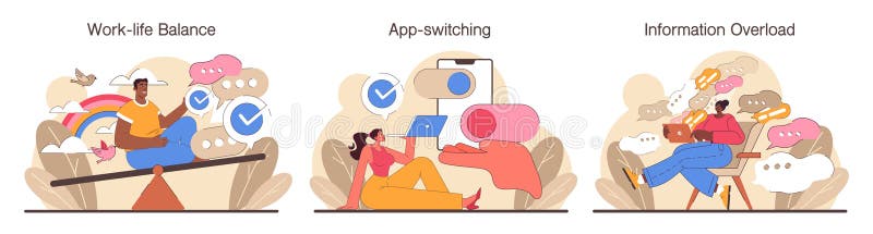 Multitask Prioritization Stock Illustrations – 52 Multitask ...