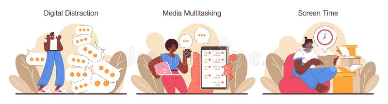 Multitask Prioritization Stock Illustrations – 52 Multitask ...