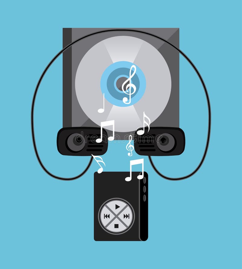 Digital music stock vector. Illustration of symbol, radio - 59101519