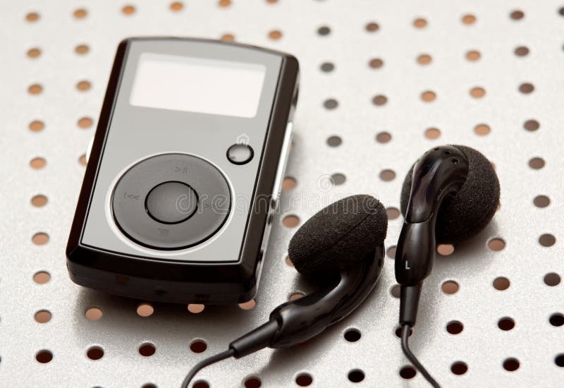 Digital music player stock photo. Image of wheel, display - 15157256