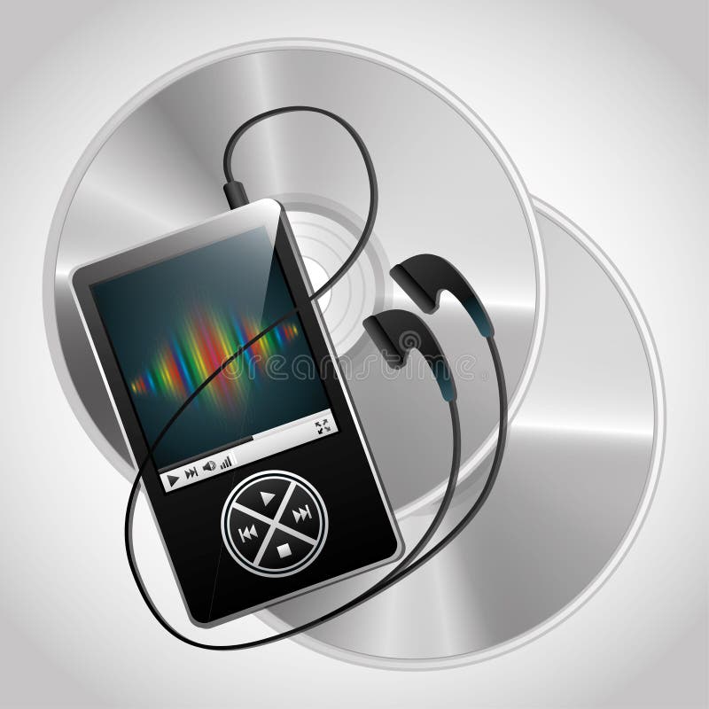 Digital music technology stock illustration. Illustration of creative ...