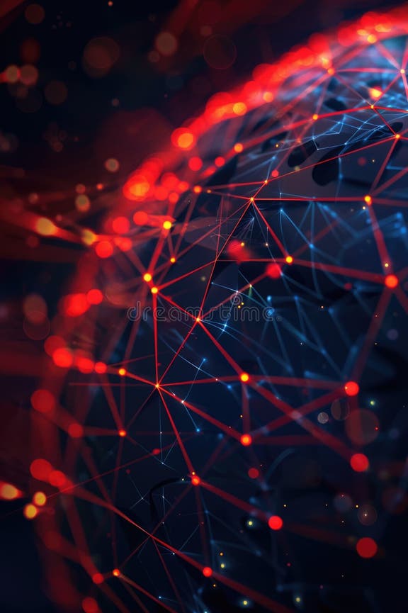 Digital Network Connected Globe Stock Image - Image of business ...