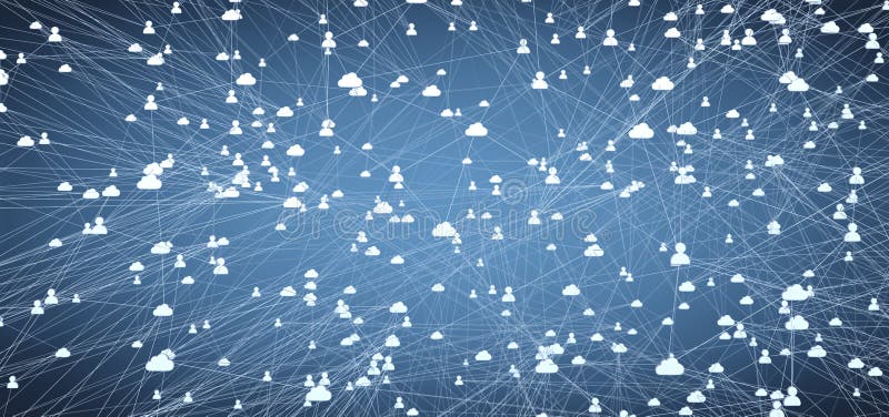 Digital Network of Connected Online Cloud Storage with User Stock ...