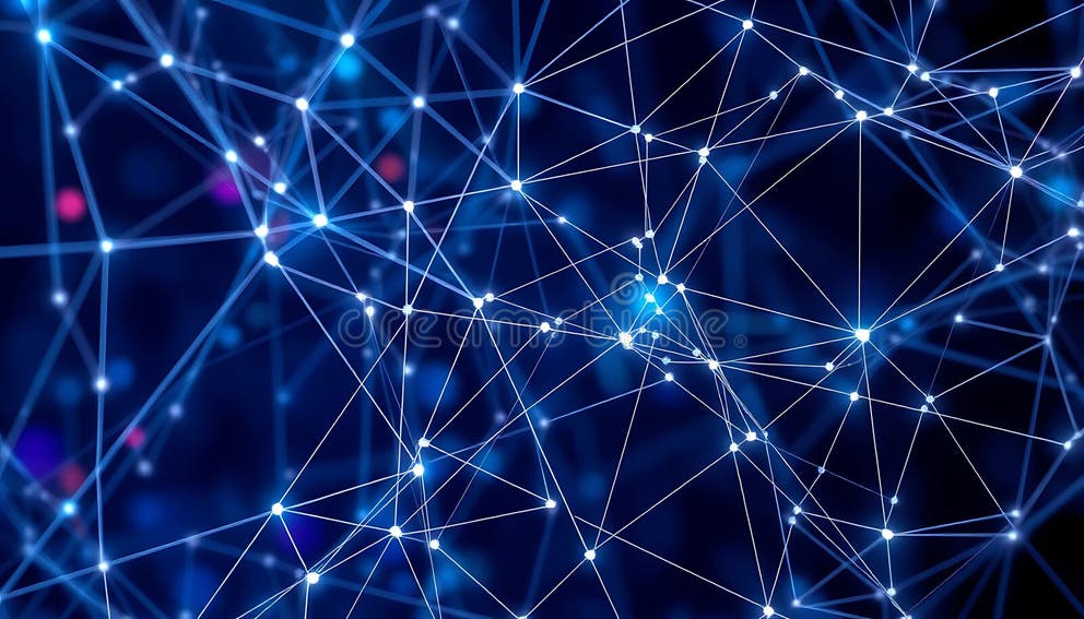 Digital Network Connection, Abstract Tech, and Data Flow Background, Stock Photo, Generative AI ...