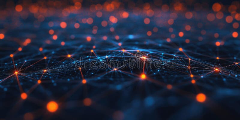 Digital Network Connectivity Illustration Stock Image - Image of tech ...