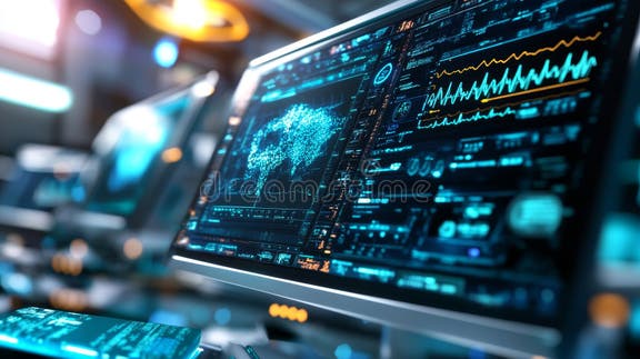 Digital Network Data Analysis Network Visualization Data Processing ...