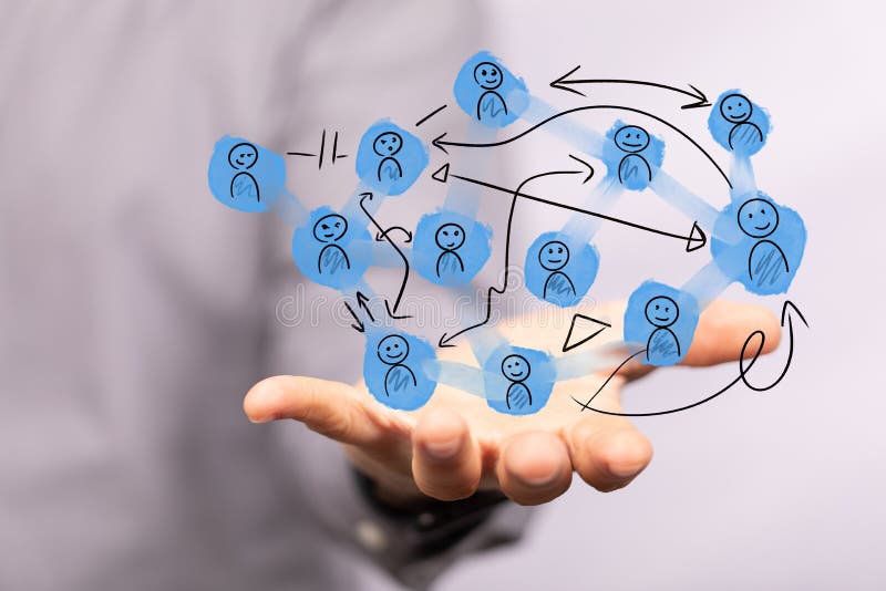 A Digital Network and Data Concept Stock Photo - Image of connection ...