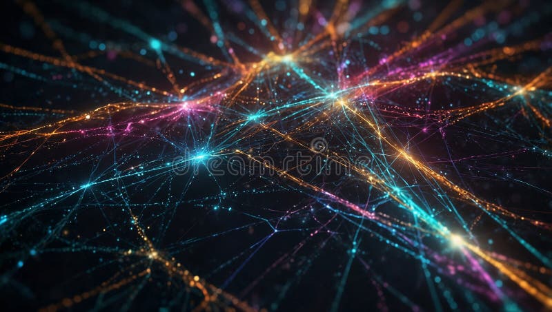 A Digital Network of Data and Information, Flowing through a Virtual ...