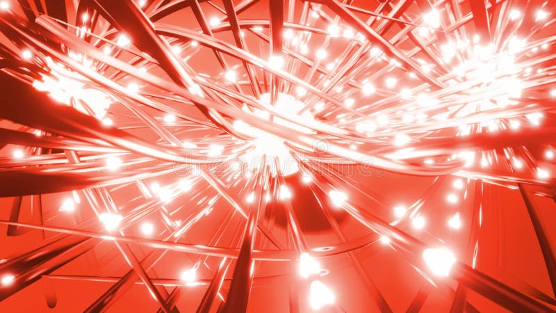 Digital Network, Human Brain, Red Version, Artificial Intelligence ...