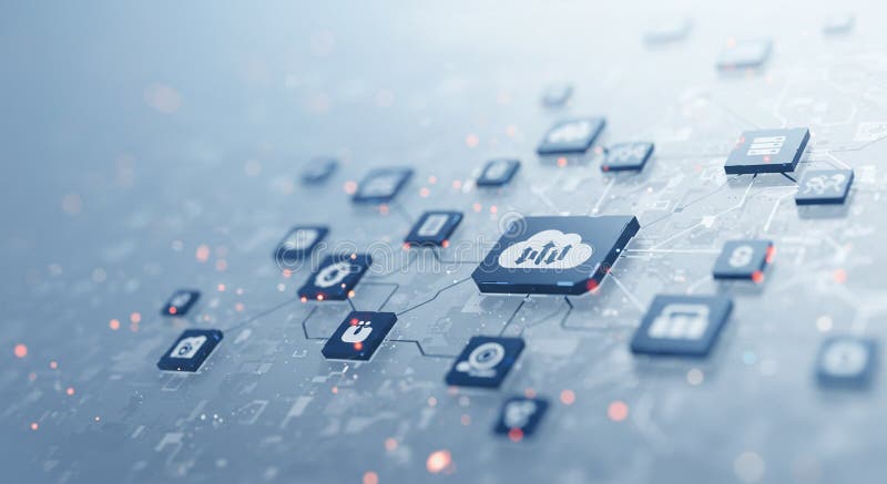 Floating Square Icons Stock Illustrations – 355 Floating Square Icons ...