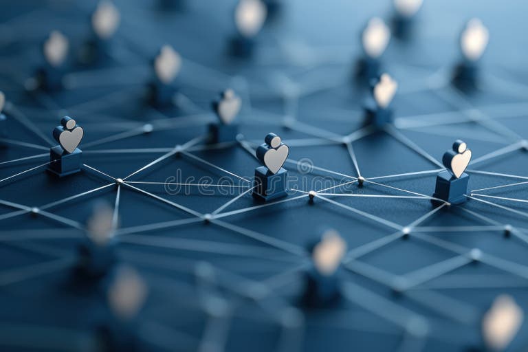 Interconnected Social Network Icons Stock Illustrations – 2,739 ...