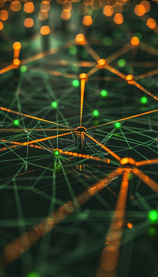 Digital Network Linking Stream of Data Particles in Representation of ...