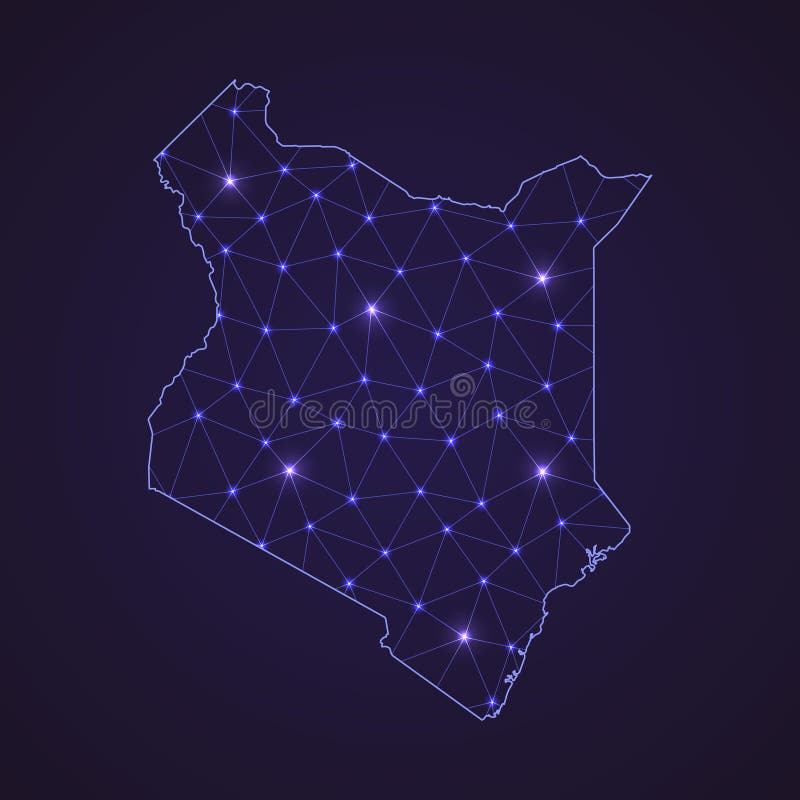 Kenya Network Map Stock Illustrations – 206 Kenya Network Map Stock ...