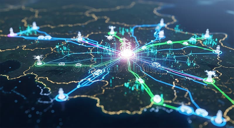 669 Electricity Network Map Stock Photos - Free & Royalty-Free Stock ...