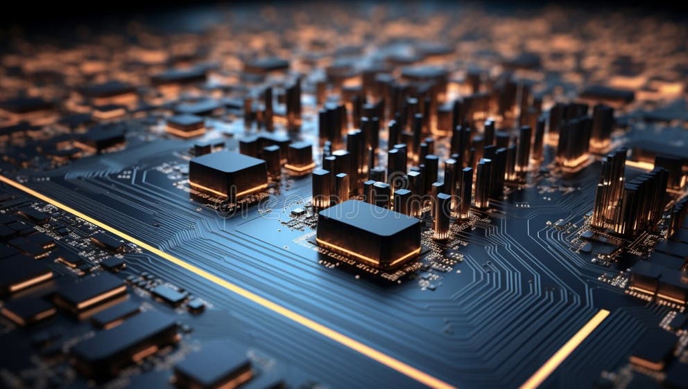 Digital Network Motherboard Science Electronic Technology Computing ...