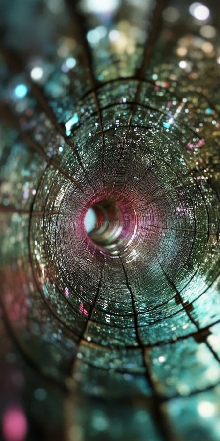 Digital Network Navigator in a Futuristic POV Perspective through a ...