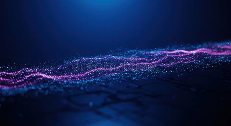Digital Network Processing Unit Stock Illustration - Illustration of ...