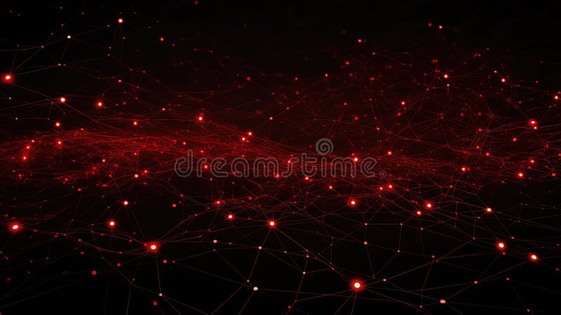 Digital network red stock illustration. Illustration of modem - 361947762