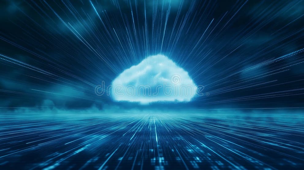 Digital Network Transferring Massive Data Streams through Glowing ...